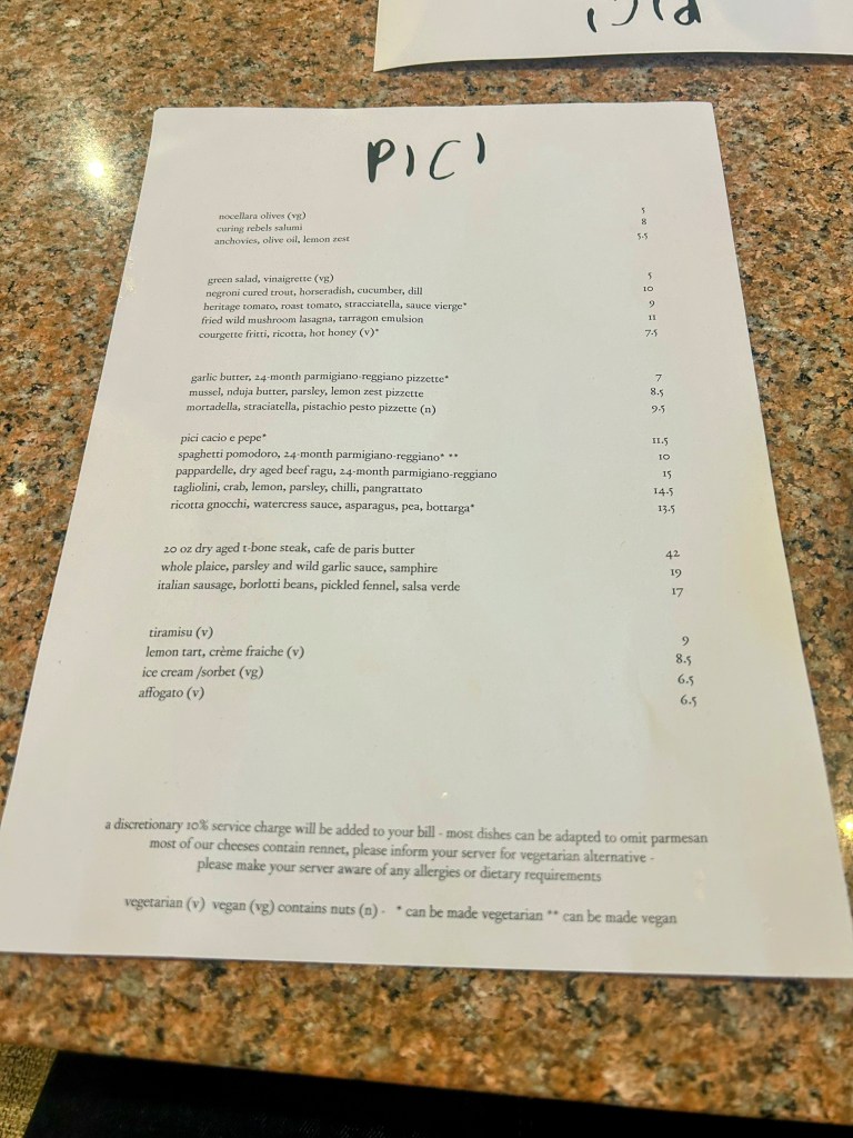Pici – Nottingham Food Critic